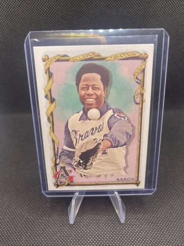 2023 Topps Allen & Ginter - Hank Aaron - Silver Portrait SP #367 ⭐️RARE ...