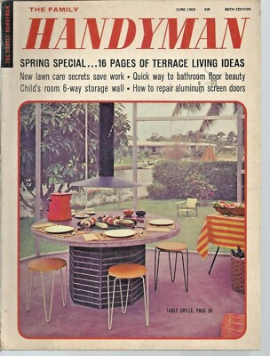Handyman The Family Magazine June, 1964 Issue Remodeling | eBay