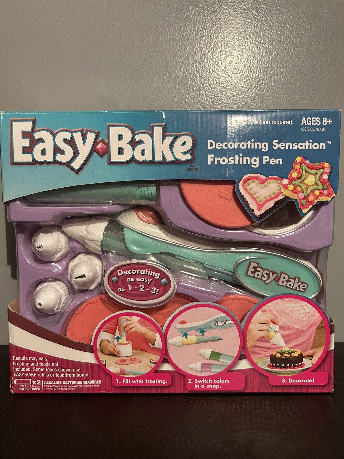 2008 Hasbro Easy Bake Decorating Sensation Frosting Pen Kit Complete ...