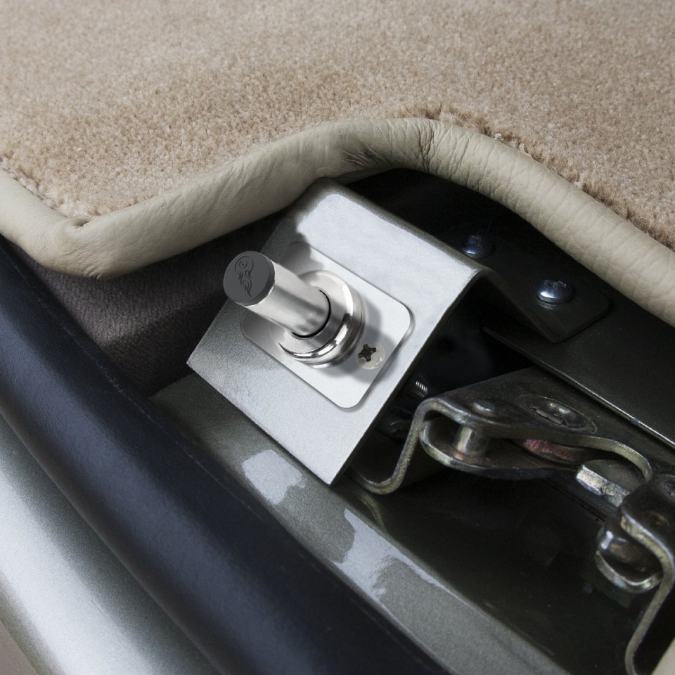 Autoloc Polished Billet Rectangular Door Popper Plate for Added ...