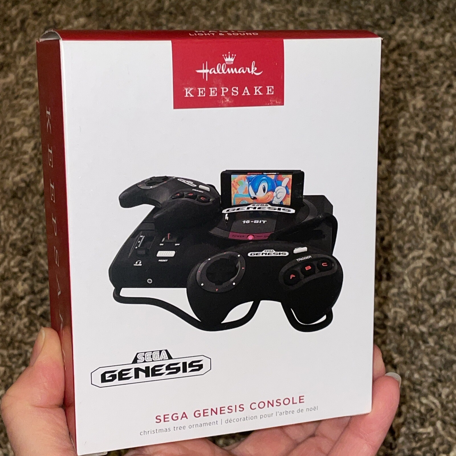 Hallmark Keepsake 2022 Sega Genesis Console Light and Sound Ornament ...