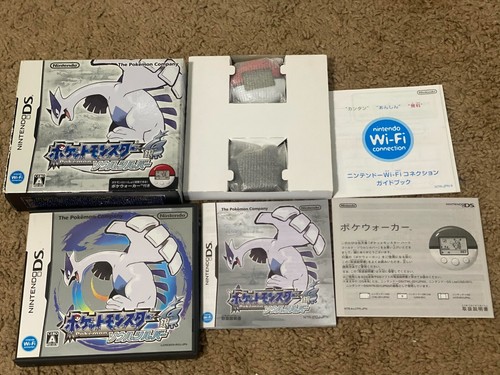 Pokemon Soul Silver & Pokewalker Big Box Nintendo DS JP Import - Ship ...
