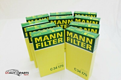 SET OF 10 MANN - Air Filter - C34175 - Mercedes E300 E320 - | eBay