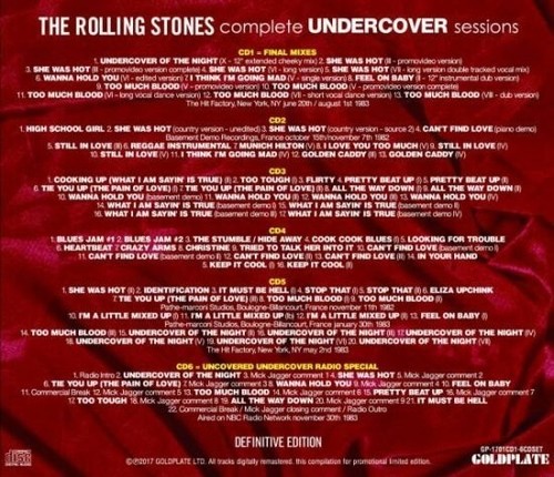 THE ROLLING STONES / COMPLETE UNDERCOVER SESSIONS (6CD) | eBay