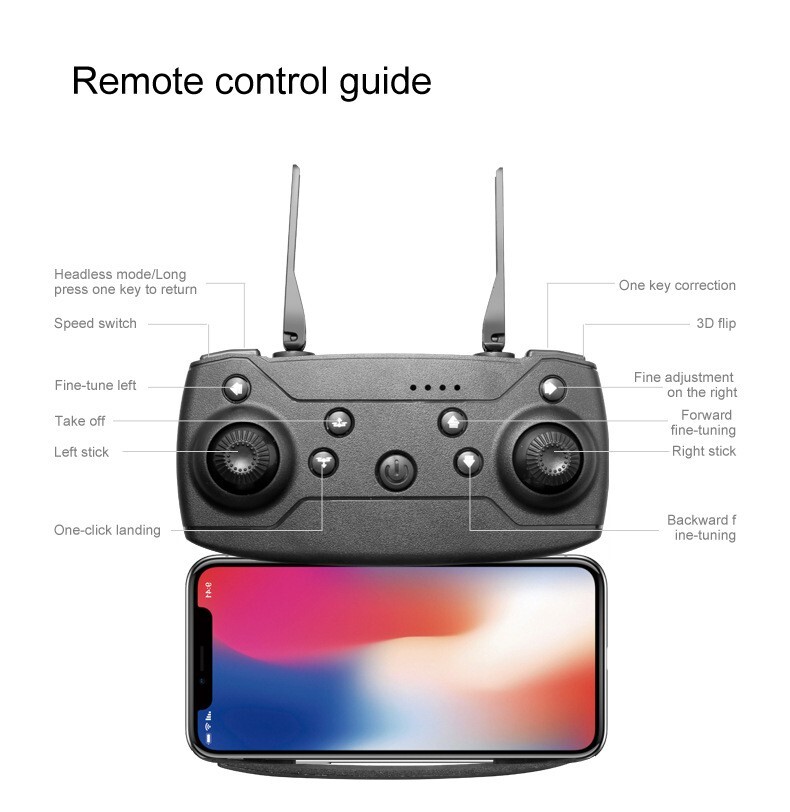 4K Dual Camera RC FPV WIFI Drone E88 Portable Wide Angle Fol | eBay