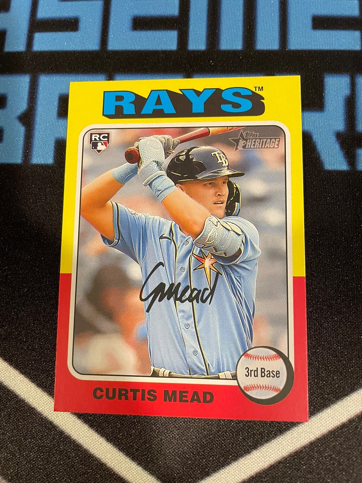 2024 TOPPS HERITAGE CURTIS MEAD IMAGE VARIATION SP #176 | eBay