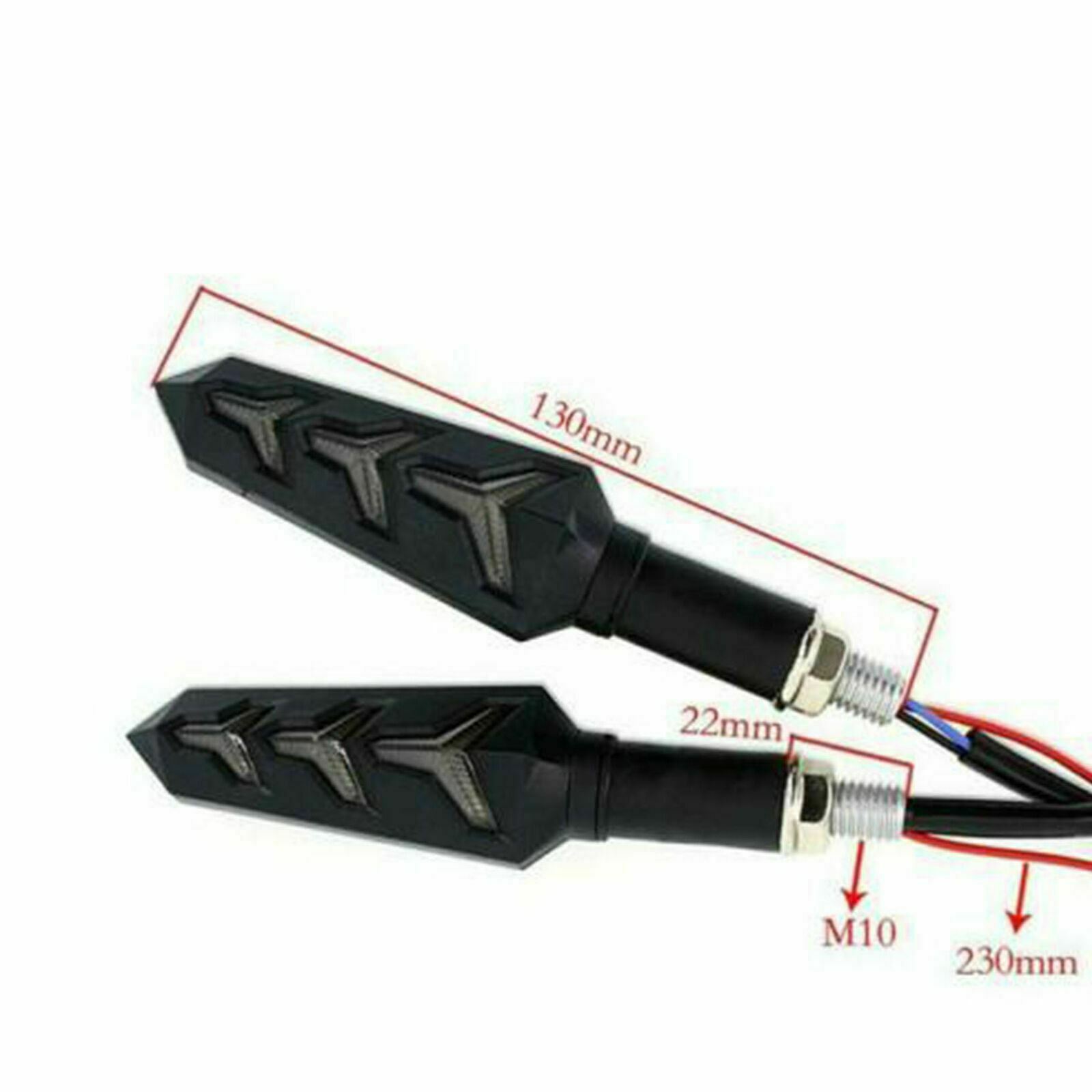 Flow LED Turn Signal Indicator 4 Ducati 400 620 695 696 796 821 797 900 ...