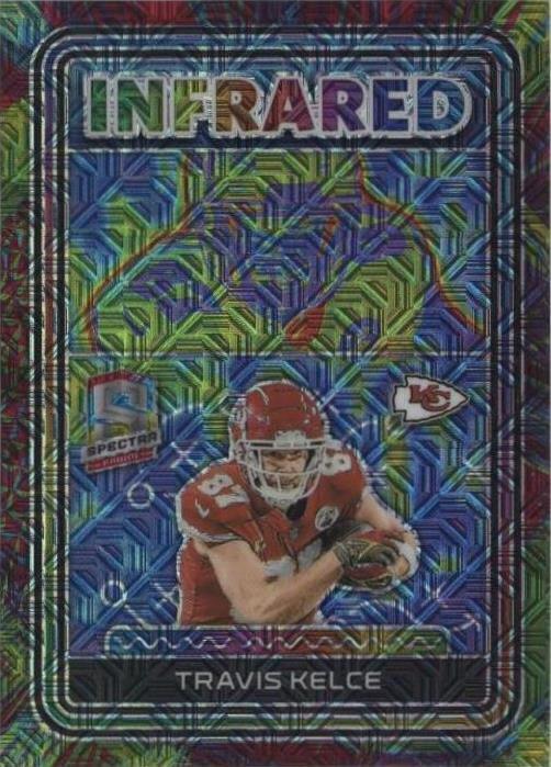 2023 Panini Spectra - Infrared Travis Kelce #I-TK Meta Prizm /25 for ...