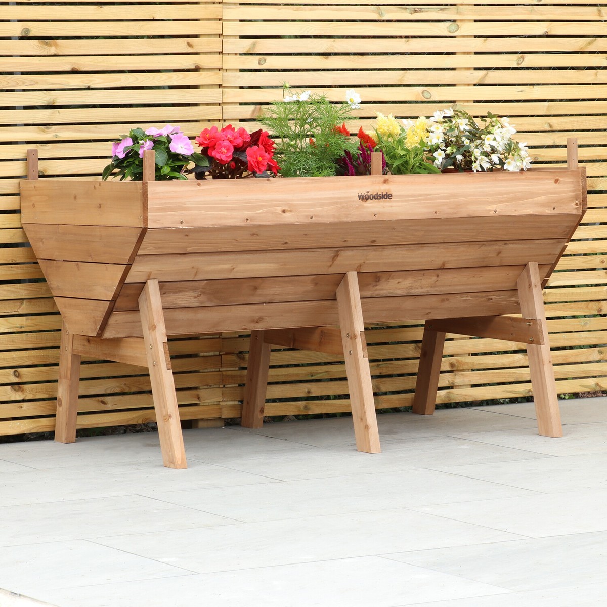 Wood Raised Planter Box