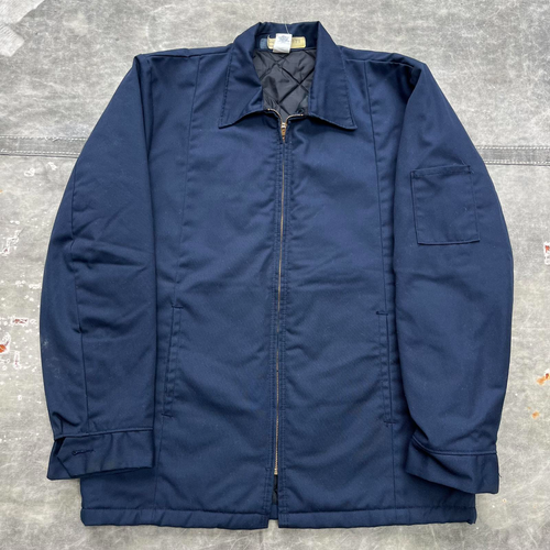 Vintage 70s Navy Red Kap Cintas Work Mechanic Jacket | eBay