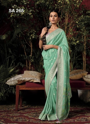 Graceful Kimora: Pure Dola Silk Saree, Indian fashion for weddings ...