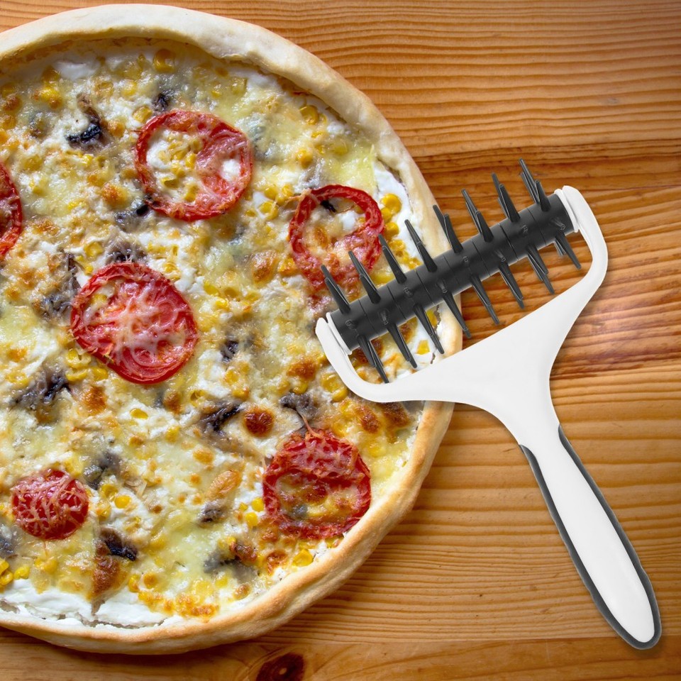 Prevent Dough Bubbling Pizza Perforator Docker Roller Utensils Spike ...