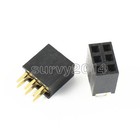 50PCS 2x3 Pin 6P 2.54mm Double Row Female Straight Header Pitch Socket ...