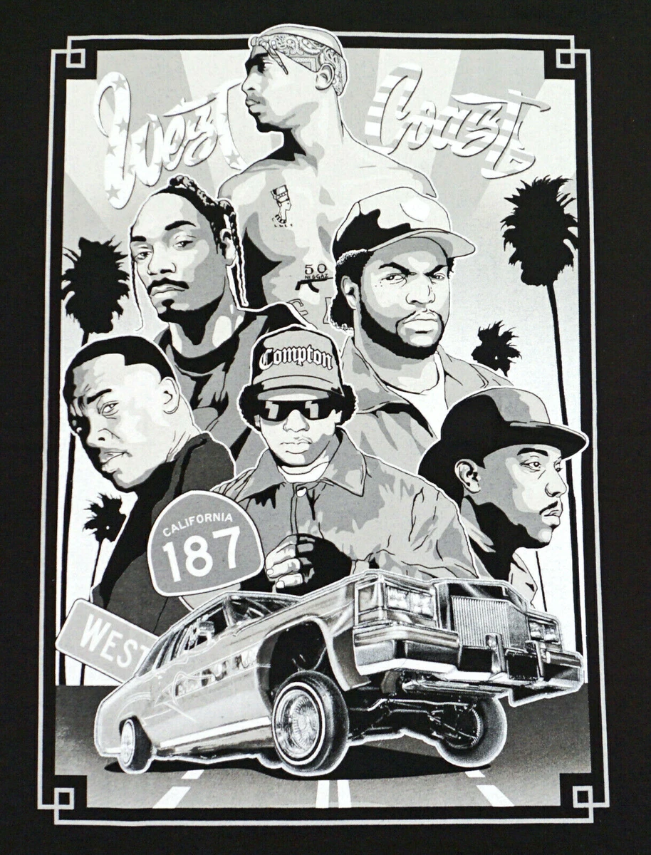 West Coast Rappers Poster