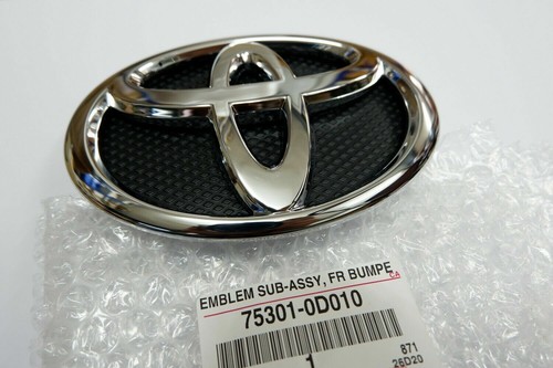 75301-0D010 Emblem Sub Assy Front Bumper For Toyota Vios 2007-12 size ...