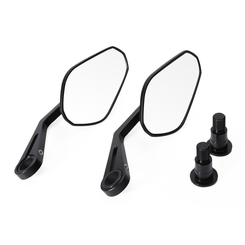 Side Rearview Handle Bar End Mirror Adjustable For Yamaha MT-07 MT-09 ...