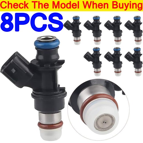 8PCS Fuel Injector 12580681 FJ887 For GMC Savana 2500/3500 4.8L 8V 2008 ...