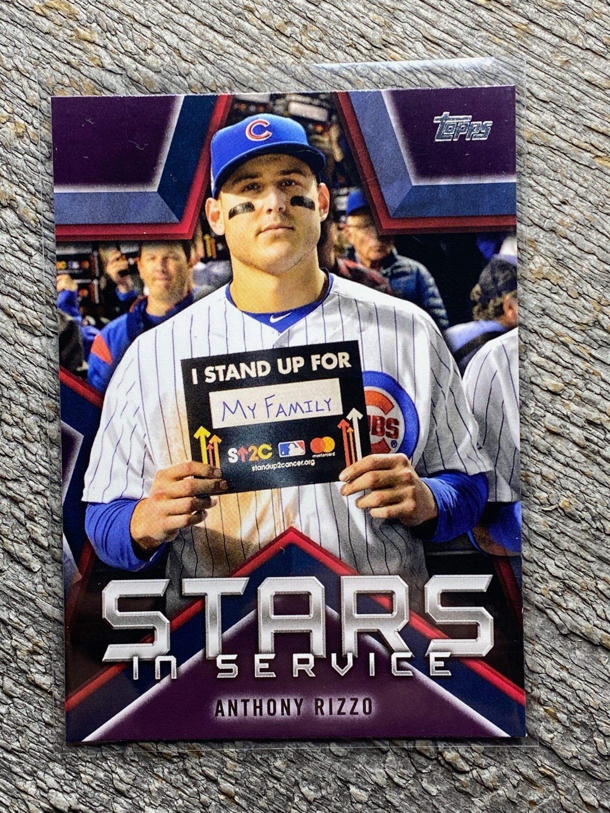 2021 Topps Series 1 Stars In Service Anthony Rizzo #SIS-6 Chicago Cubs ...