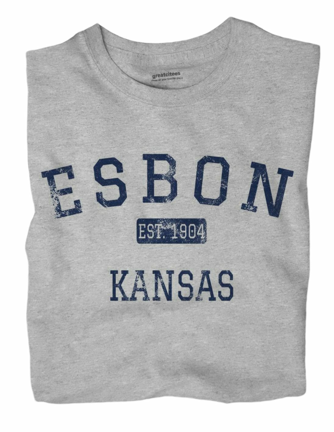 Esbon Kansas KS T-Shirt EST | eBay