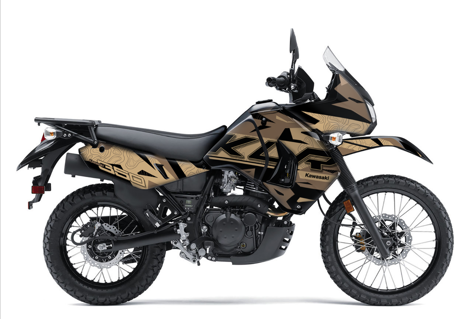KLR650 KAWASAKI FULL GRAPHIC KIT STICKERS ADVENTURE 2025 FIT 2008 ...