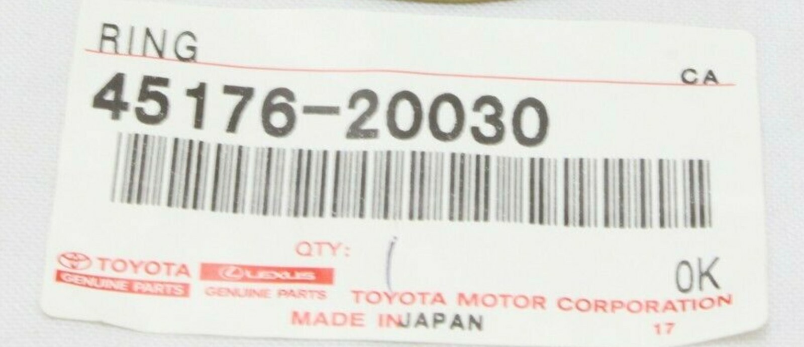 Toyota OEM Genuine Ring, Horn Contact 45176-20030 | eBay