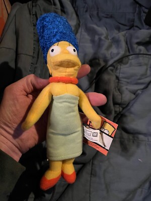 Marge Simpson Plush Nanco The Simpsons Mom Stuffed Doll 2004 13" With ...