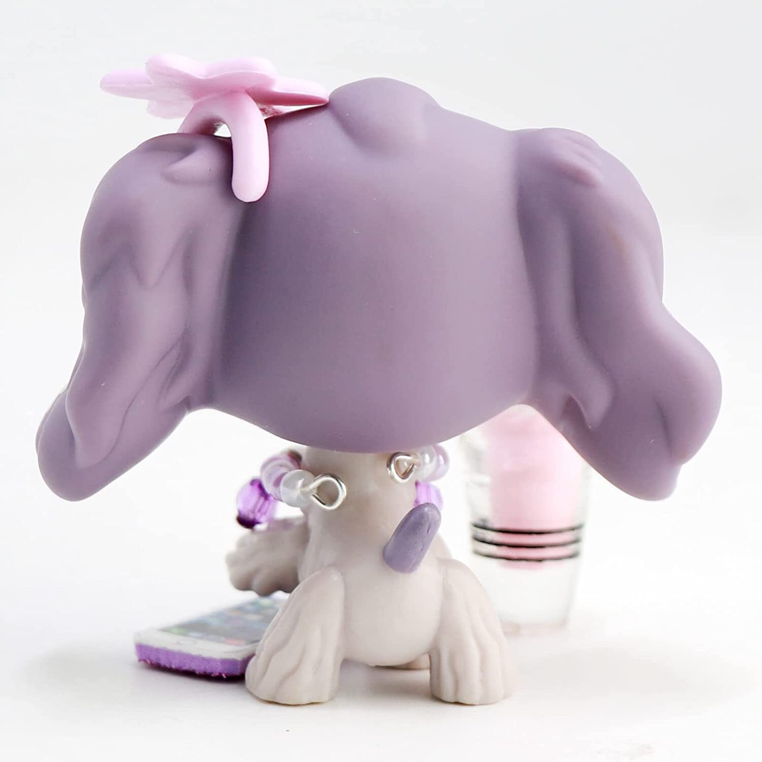 Pet Shop lps Cocker Spaniel 1209,lps Purple Dog Blue Flower Eyes & 4 ...