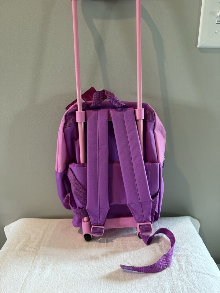 Disney Princess Pink Rolling Backpack, Brand New With Tags | eBay