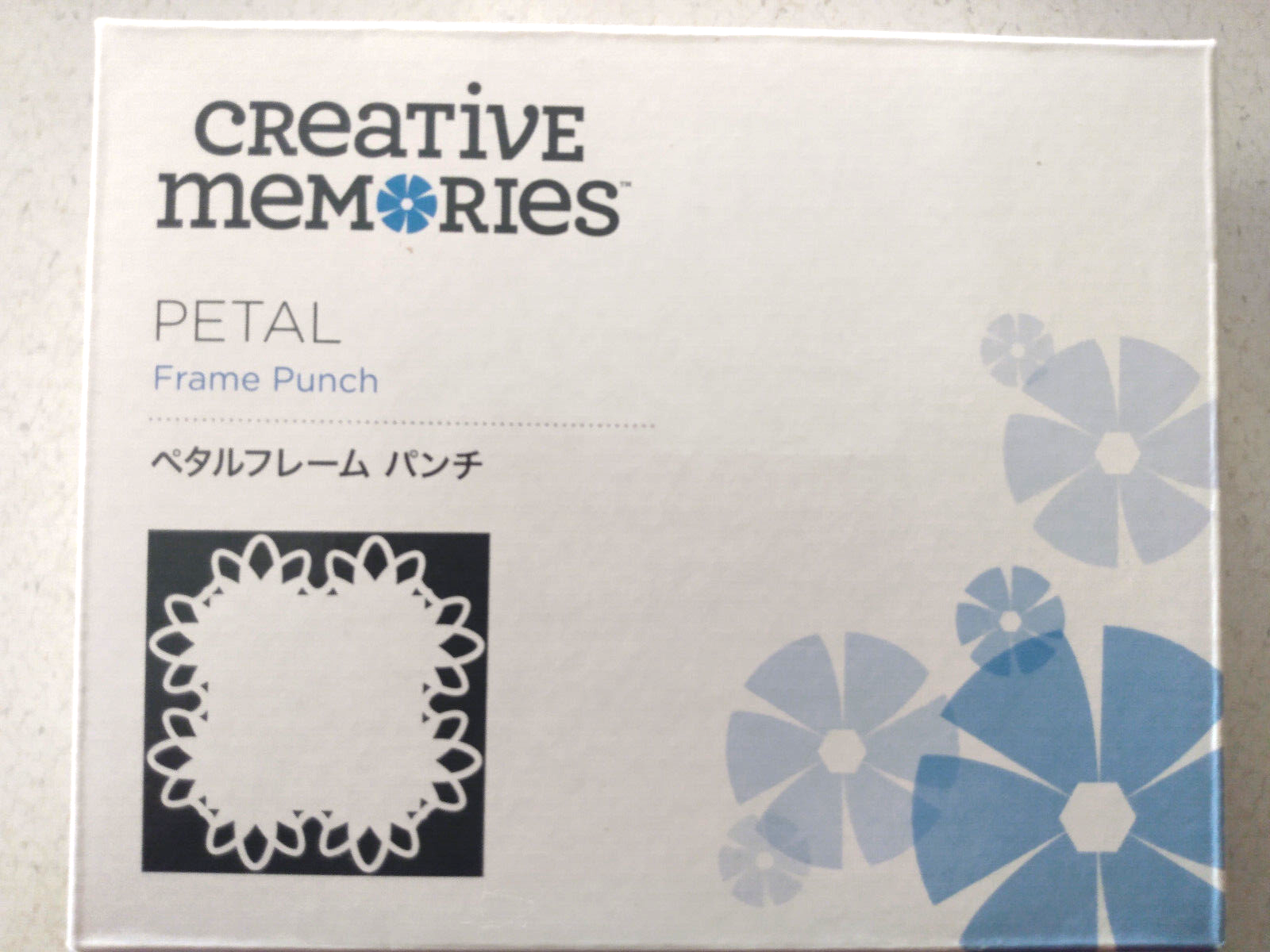 Creative Memories PETAL Frame & Border Punch NEW Stand Alone Punch RARE ...