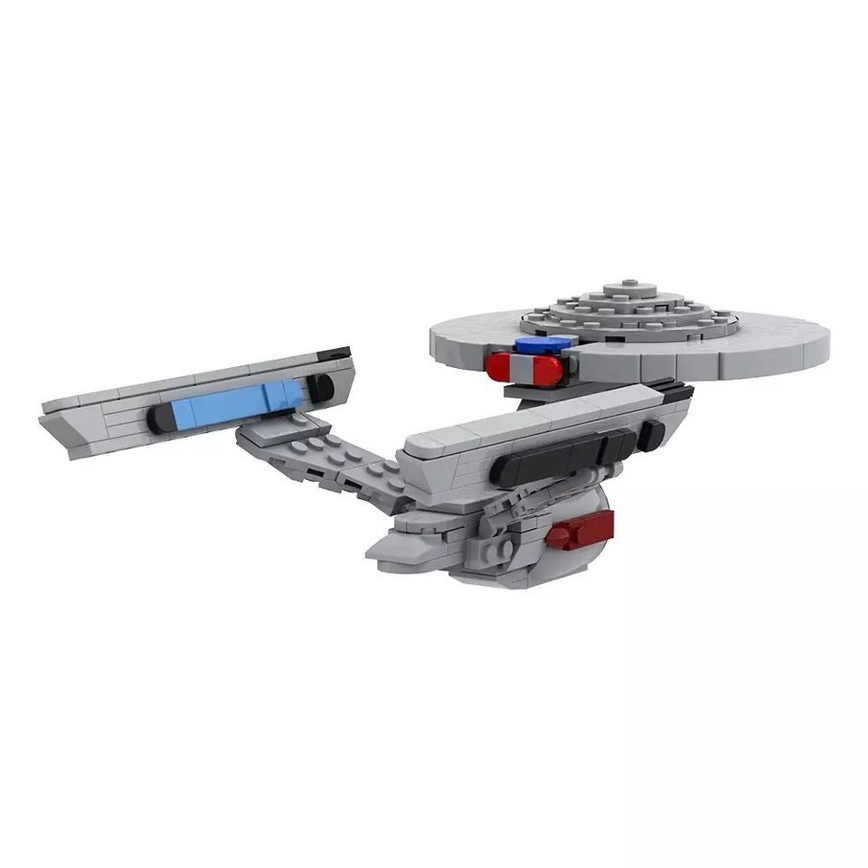 Star Trek USS Enterprise NCC-1701-A Starship Model 297 pcs MOC Building ...