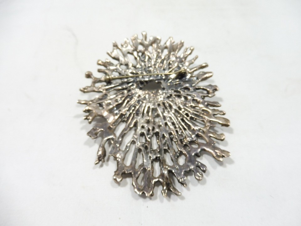 LARGE 1970'S STERLING SILVER ISRAELI BRUTALIST PENDANT | eBay