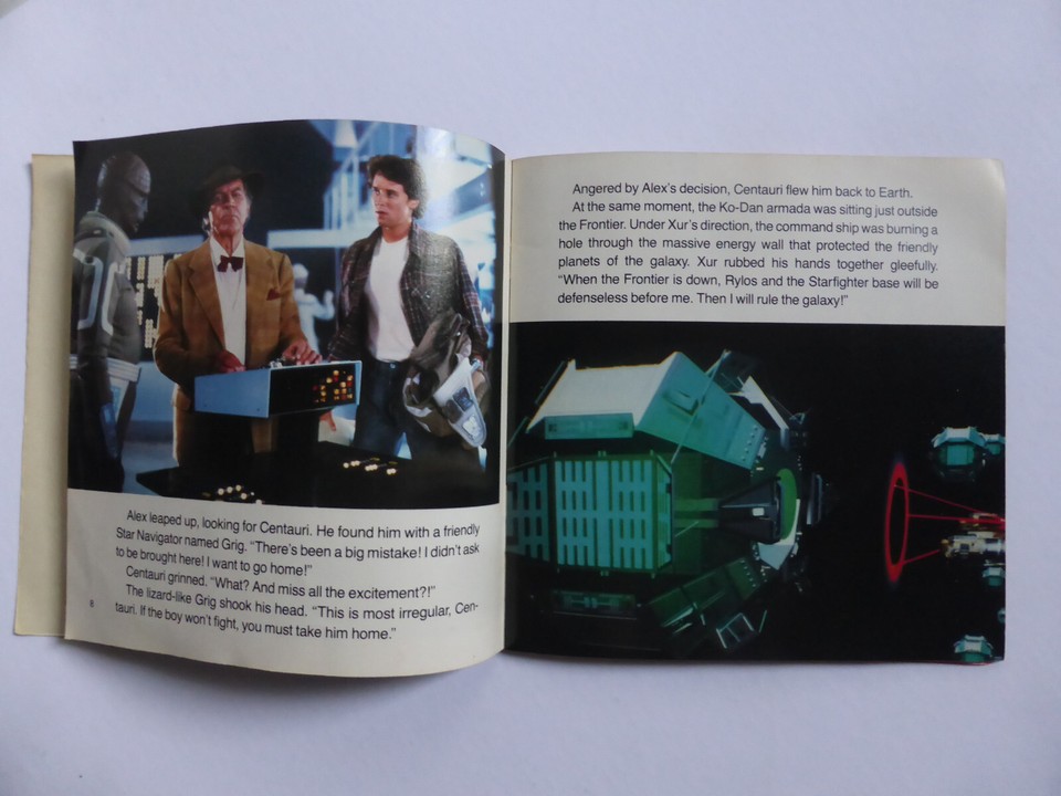 VINTAGE The Last Starfighter Read Along Book and Record vinyl 33 1/3 ...