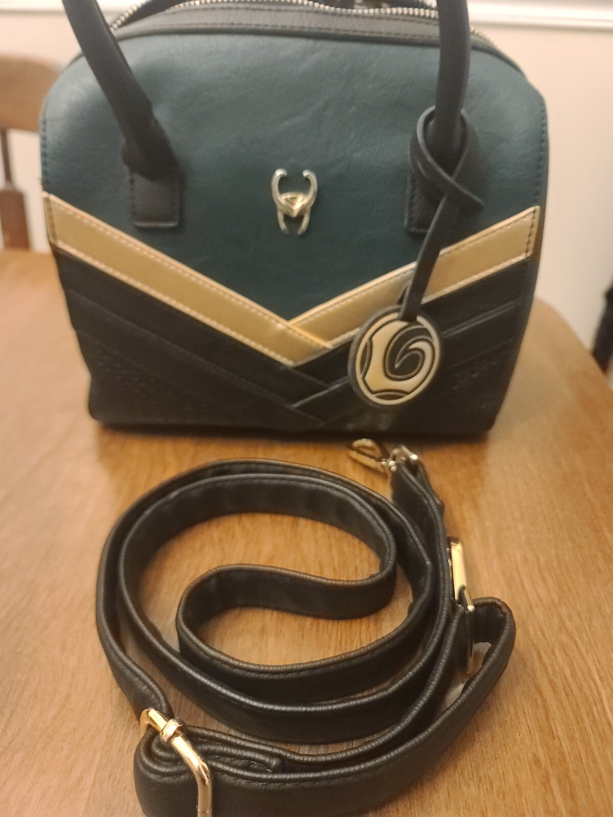 Loungefly Marvel Loki Barrel Bag Purse - Gem
