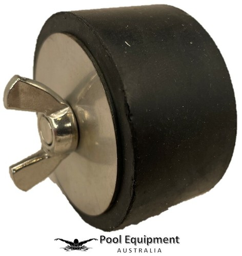 Straight expansion plug 50mm rubber stainless steel bung pipe seal leak ...