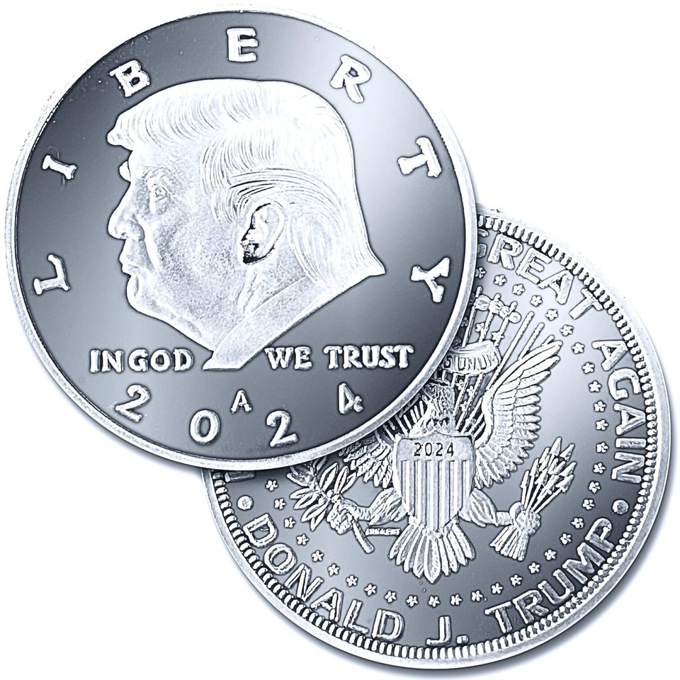 Donald Trump Silver Coin 2024 with Certificate of Authenticity Coin ...