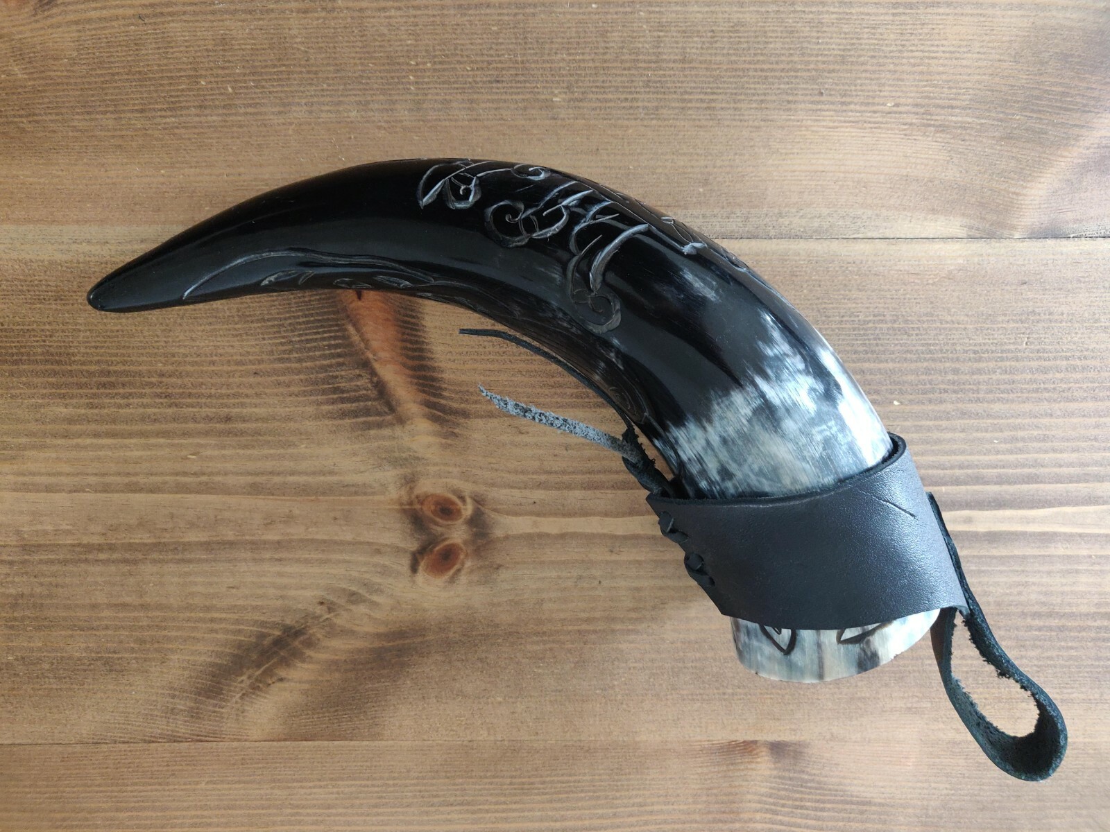 Scratch and Dent - Handmade Real Horn Mugs/Cups, Viking Drinking Horns ...