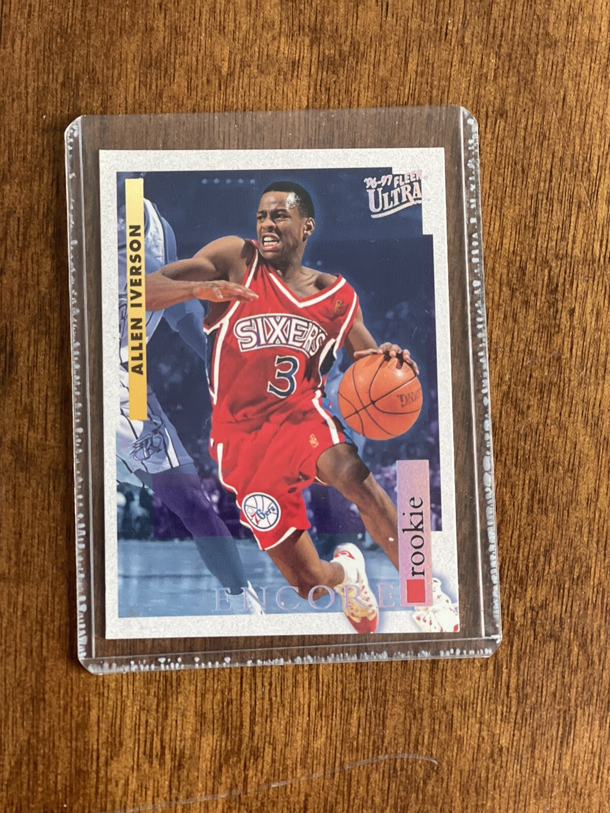 1996-97 Fleer Ultra Allen Iverson Gold Medallion Rookie Card ...