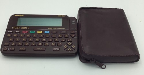 Franklin Bookman Electronic Bible Model KJB-640 King James Version with ...