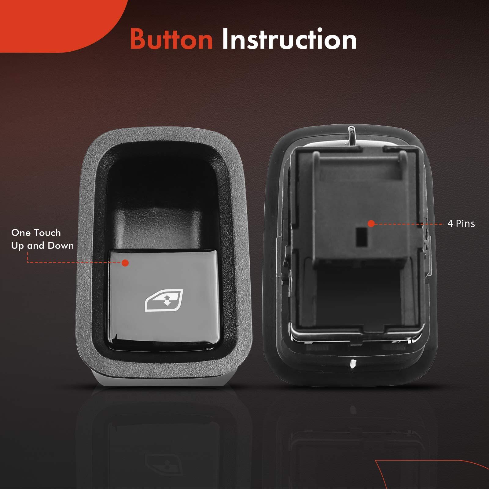 Single Window Switch Passenger Side for Porsche Panamera 17-19 ...