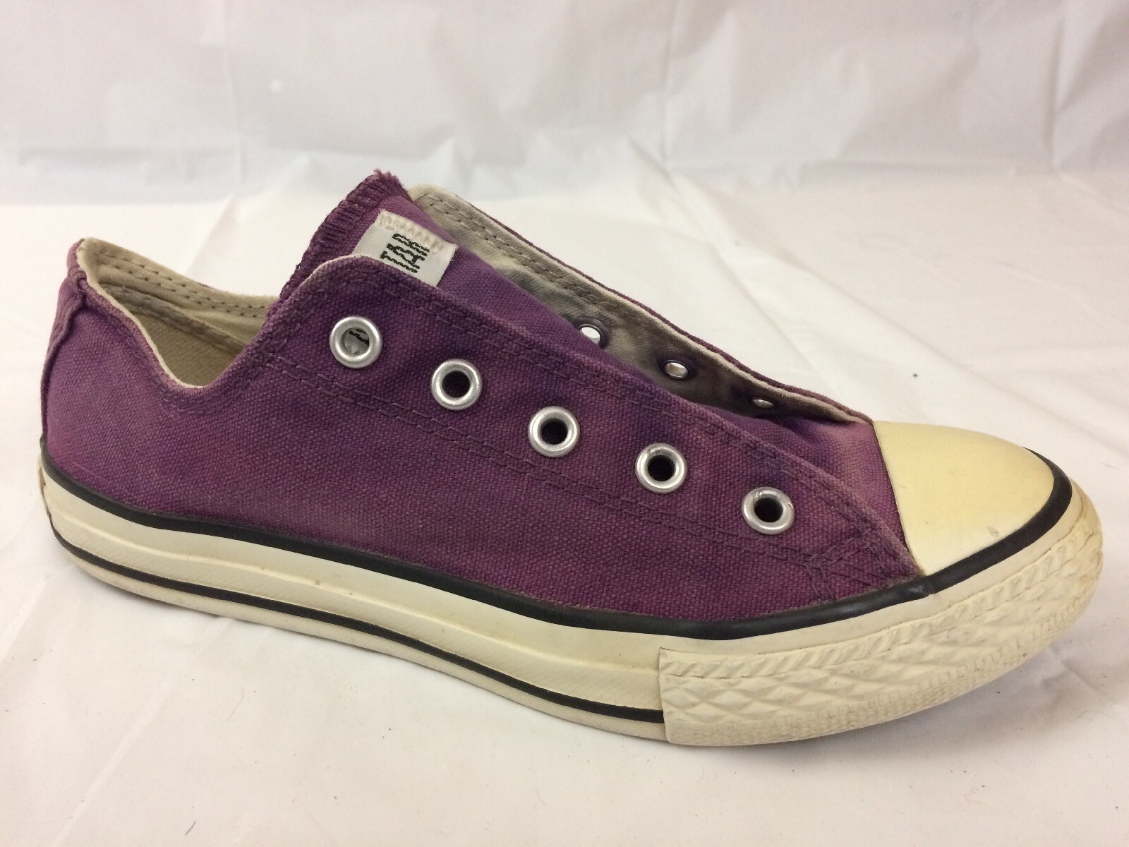 Converse All Star Girls 2 Youth Lo Top Purple Sneaker Shoe Canvas ...