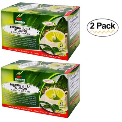 Lemongrass Tea 50 Herbal Tea Bags | Natural Lemon Grass Teabags from ...