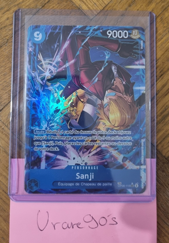 One Piece TCG - Sanji OP06-119 TR SEC - FRENCH - NM/MINT | eBay