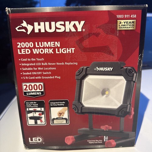 Husky 2000-Lumen Portable LED Work Light K40170 | eBay Australia