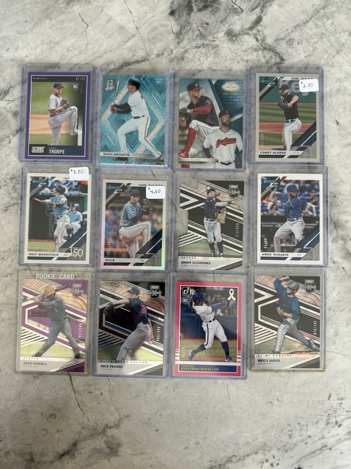 Lot of 41 Serial Numbered Baseball Cards /### | eBay