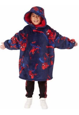 WAYY BIG HOODIE Plush Lined Oversized Hoodie Spider-Man Wearable Cozy ...