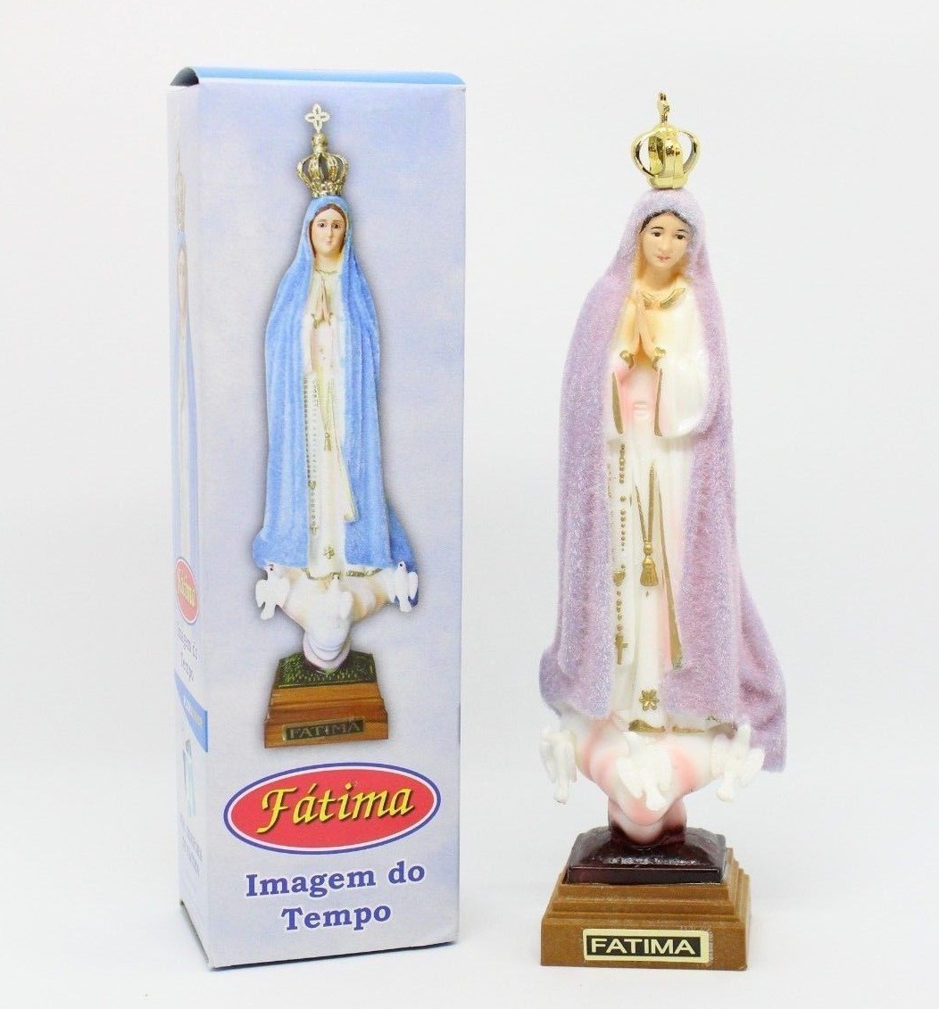 Statue Our Lady Of Fatima 17 cm Change color with the time | eBay