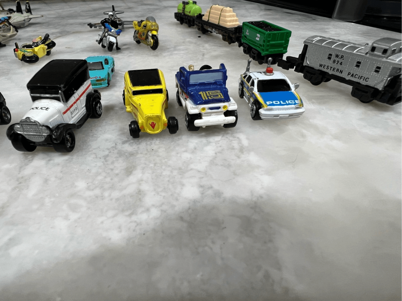 Vintage Micro Machines Lot, several rare ones including military tanks ...