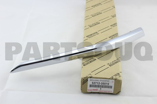 5271235010 Genuine Toyota MOULDING, FRONT BUMPER SIDE, RH 52712-35010 ...