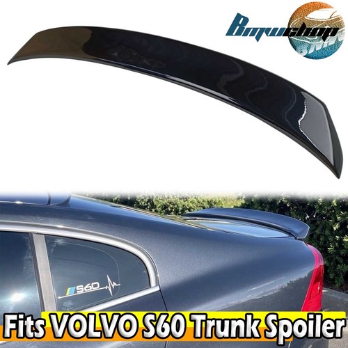 Unpainted Rear Trunk Spoiler Fit For Volvo S60 4DR Trunk Boot Spoiler ...