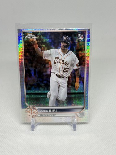 2022 Topps Chrome Sonic Baseball Jose Siri RC #204 Prism Refractor ...
